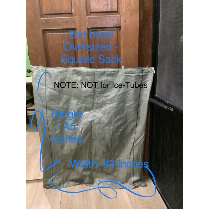 Large GOOD as NEW WHITE SAKO (IceTube Sack) & Big WHITE Ice Tube Sack ...