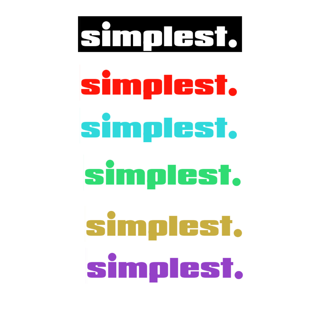 simplest. - Vinyl PVC Sticker- Motorcycle & Car (100% Waterproof ...