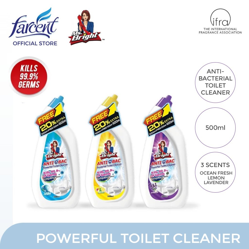 Farcent Powerful Toilet/ Bathroom Cleaner | Shopee Philippines
