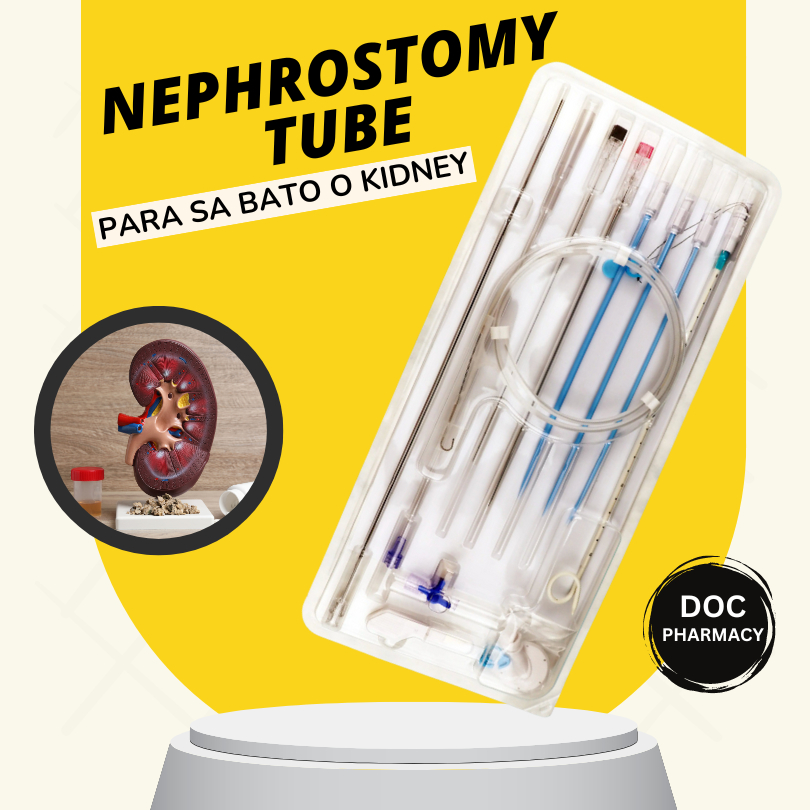 Percutaneous nephrostomy kidney drainage tube catheter set consumables ...