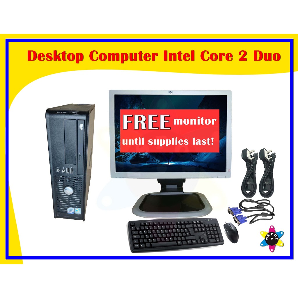 Desktop Computer Dell 745 755 SFF Intel Core 2 Duo SFF 2GB/4GB RAM ...