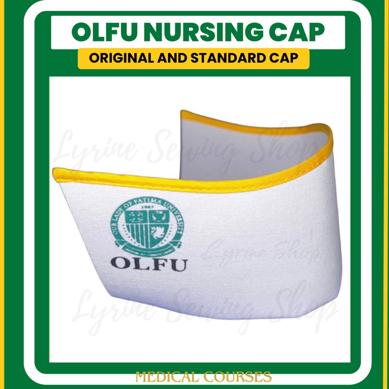 OLFU NURSING CAP WITH CASE (GREEN COLOR OF CASE) | PRINTED LOGO | NO ...