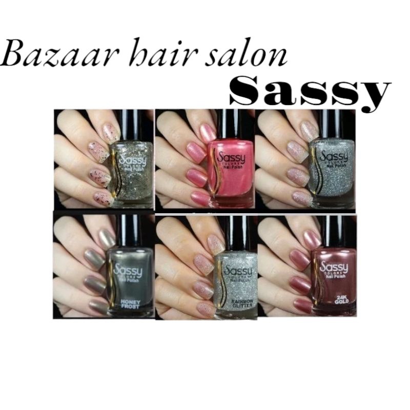 SASSY COLORS FROSTED SERIES nail polish 12ml cutics | Shopee Philippines