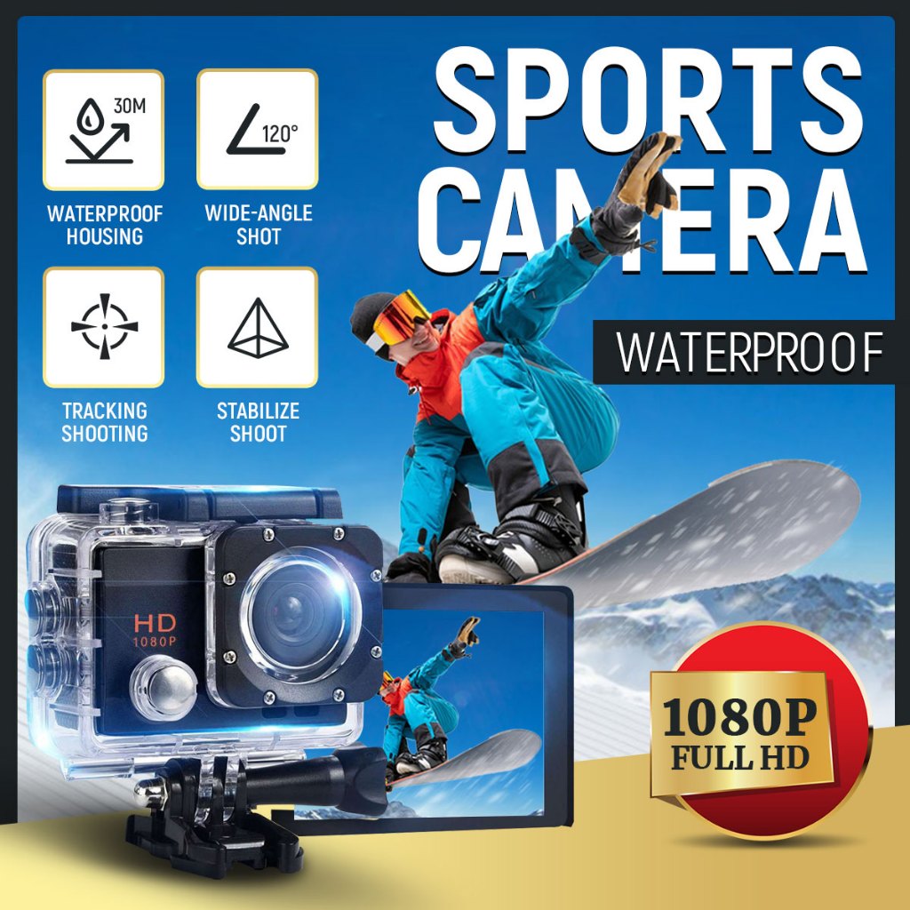 A7 Sports Camera Professional 4k HD Water Proof Waterproof Action go ...