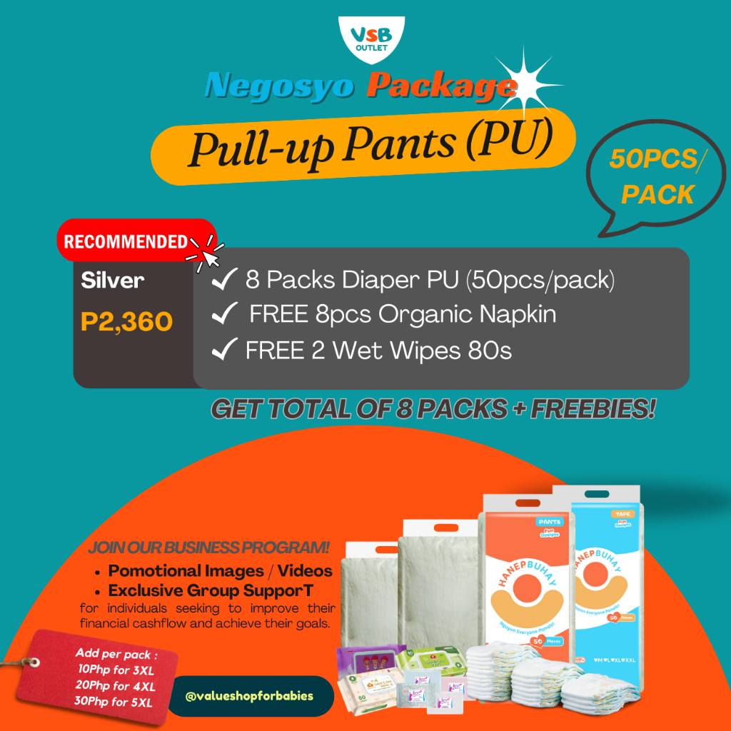 NEGOSYO PACK PULL-UP PANTS DIAPER | Shopee Philippines