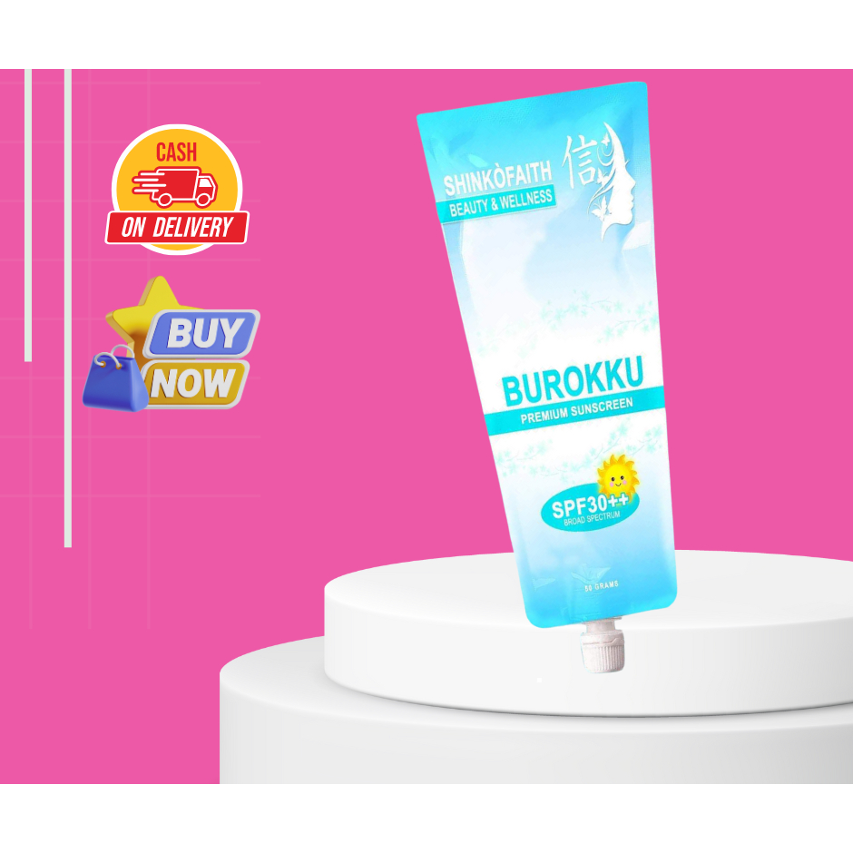 Shinko Faith Burroku Premium Sunscreen SPF50 – Broad Spectrum ...