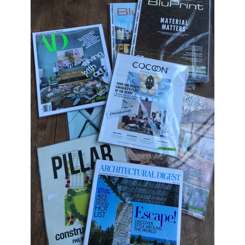 ARCHITECTURE and DESIGN MAGAZINES blueprint arts back issues D+C ...