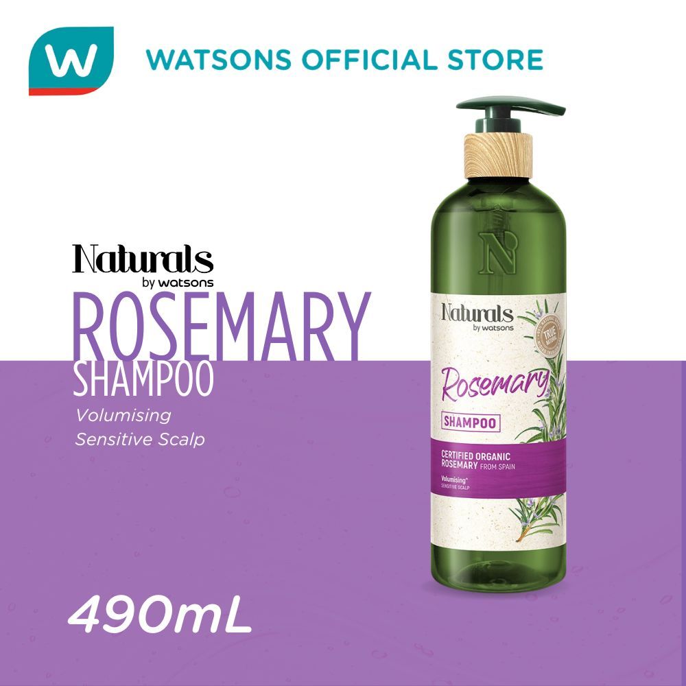 WATSONS Naturals Rosemary Shampoo 490ml | Shopee Philippines