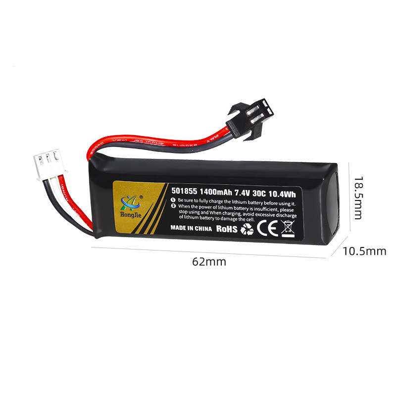 Lithium Battery 7.4V 11.1V 2800mAh 30C RC Lipo Battery Rechargeable High-Rate 3S Battery XT30 ...