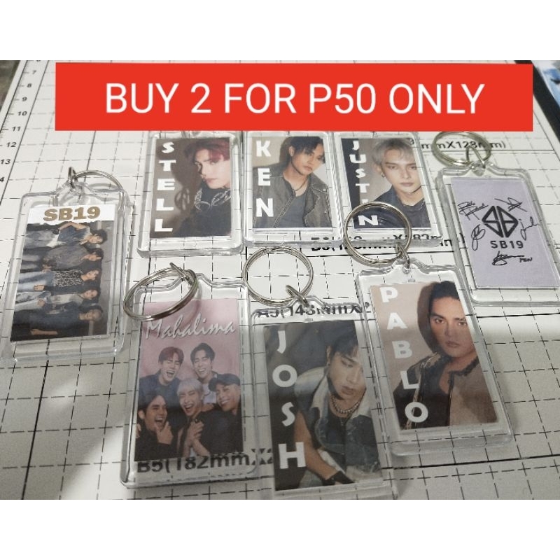 SB19 ON JEANS KEYCHAIN BUY 2 FOR 50ONLY BACK TO BACK BIAS AND MAHALIMA ...