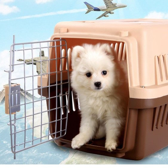 Pet carrier travel cage dog cat crates airline approved pet cage with ...