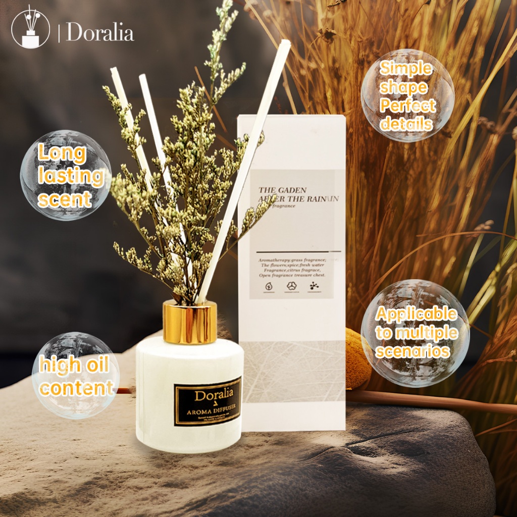 50mL dired flower reed diffuser aromatherapy home fragrance toilet ...