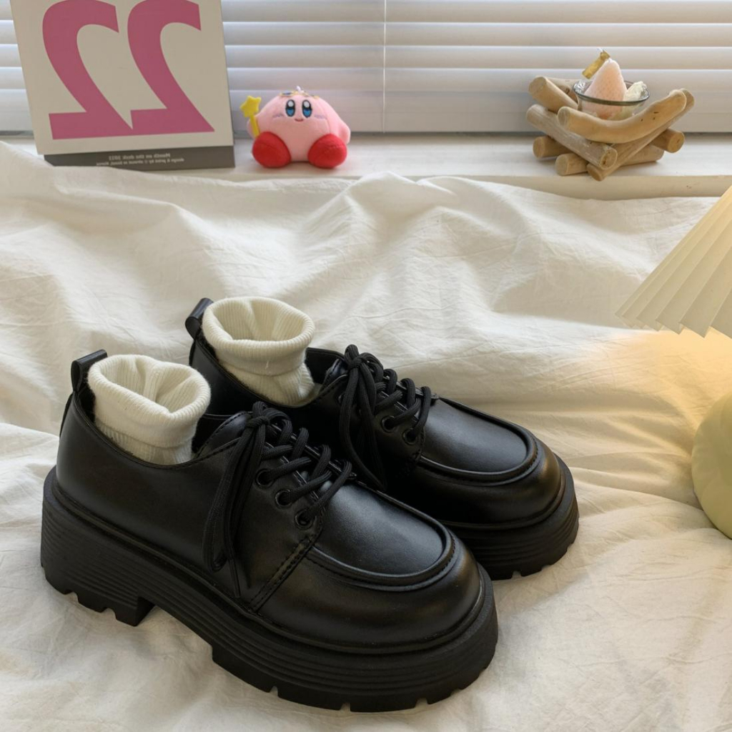 Classic work/school/Casual black SHoes WOmen Fashion Wild Style Jk ...