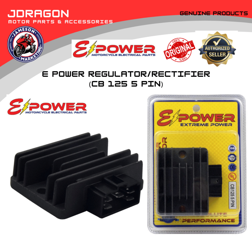 E POWER RECTIFIER/REGULATOR (CB125 5 PIN) | Shopee Philippines