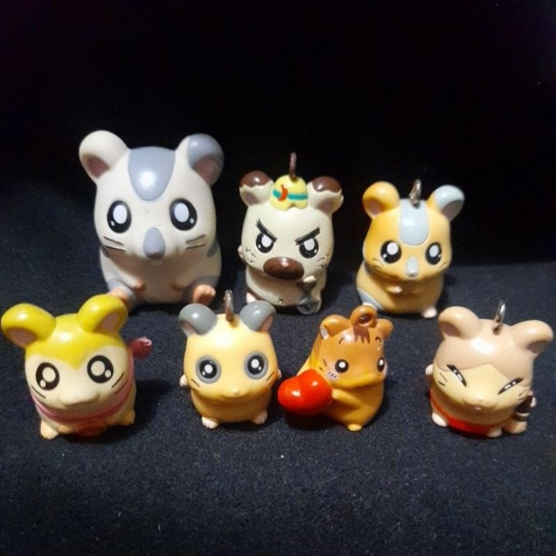 hamtaro hamster plush 9cm 11cm stuffed toy and hamtaro hard toys with ...