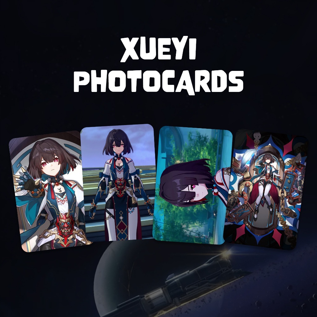 Honkai Star Rail Photocards - XUEYI Textured Photocards Front and Back ...