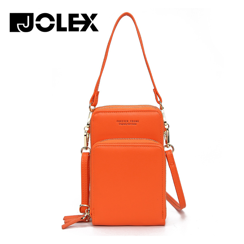 JOLEX Fashion Korean PU Leather Ladies Mobile Phone Shoulder Bag for ...