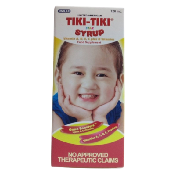 TIKI-TIKI STAR SYRUP 120ML ORANGE FLAVOR | Shopee Philippines