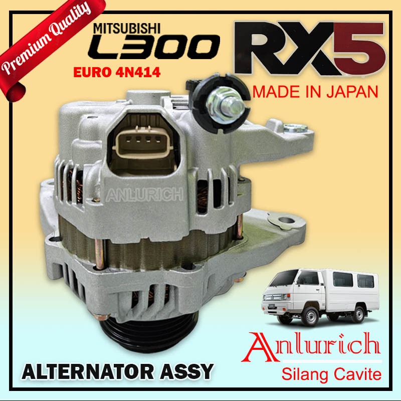 ALTERNATOR ASSEMBLY MITSUBISHI L300 EURO 4 4N14 RX5 MADE IN JAPAN ...