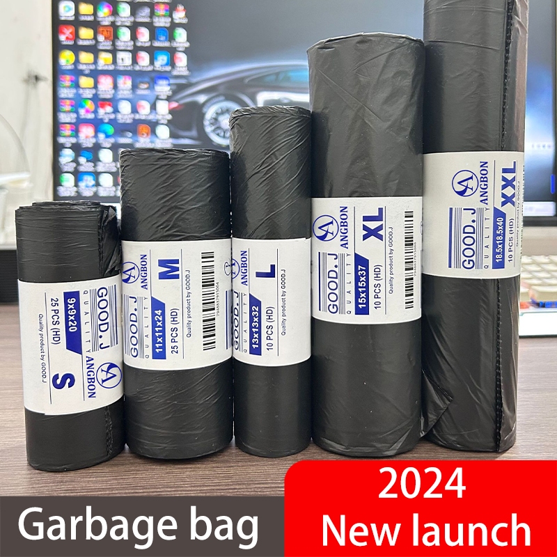 garbage bag large black thick Rolled Small / Medium / Large/ Extra ...