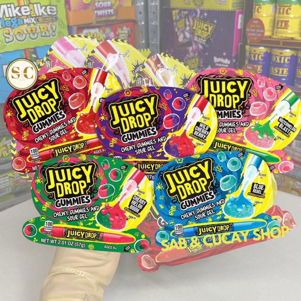 Juicy Drop Gummies Candy Sweet Gummies & Sour Gel Pen Candy | Shopee ...