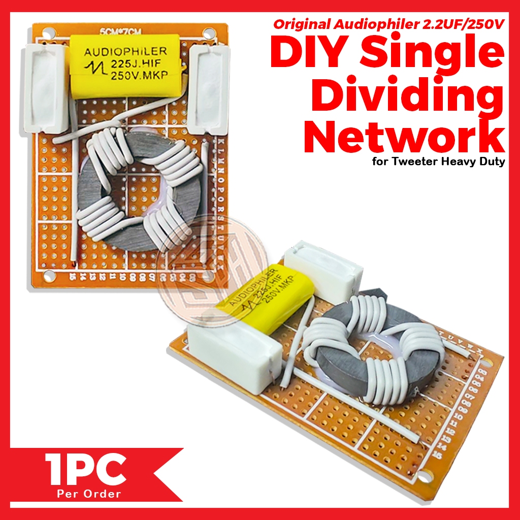 Original Audiophiler DIY Single Dividing Network for Tweeter Heavy ...