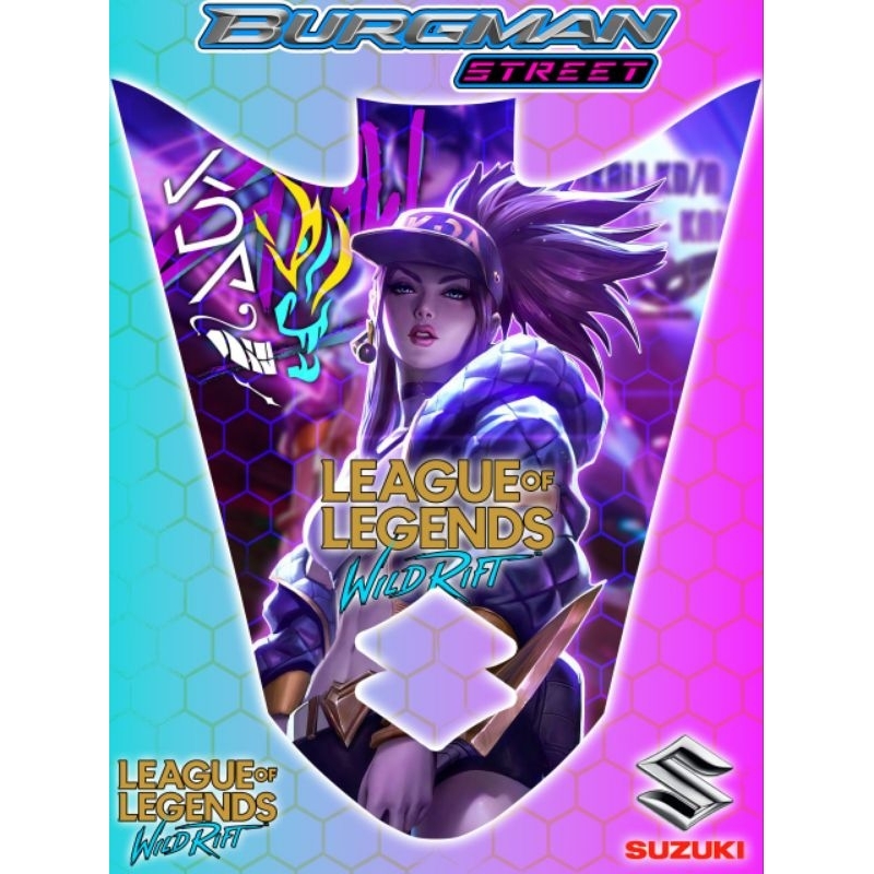 LOL front sticker for Suzuki Burgman Street 125 and EX version | Shopee ...