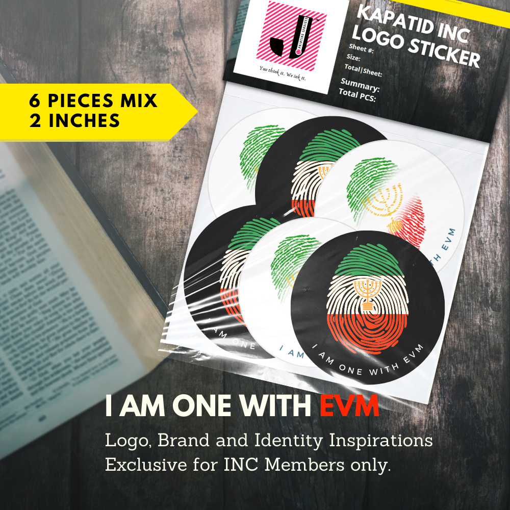 I AM ONE WITH EVM STICKER | KAPATID STICKER | STICKER | LAPTOP STICKER ...