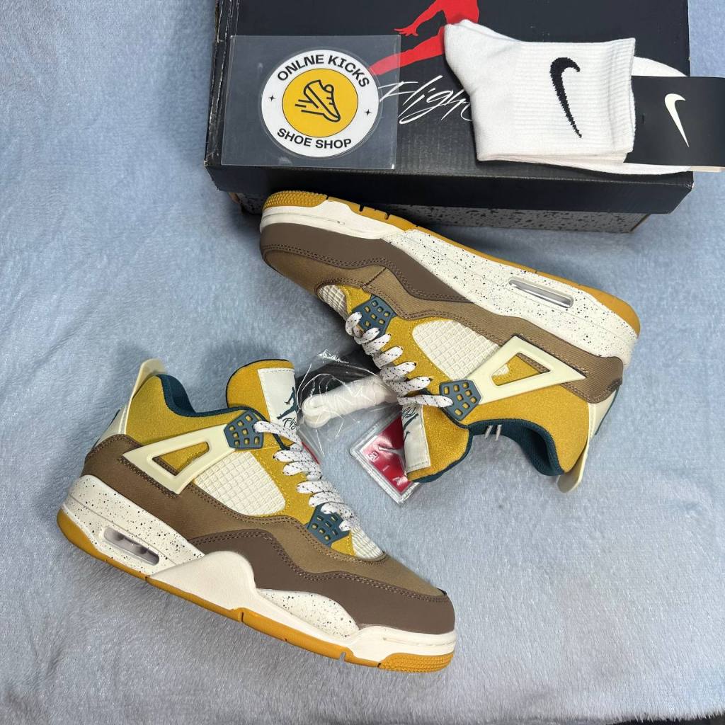 J4 snorlax brown yellow with FREE socks and paper bag | Shopee Philippines