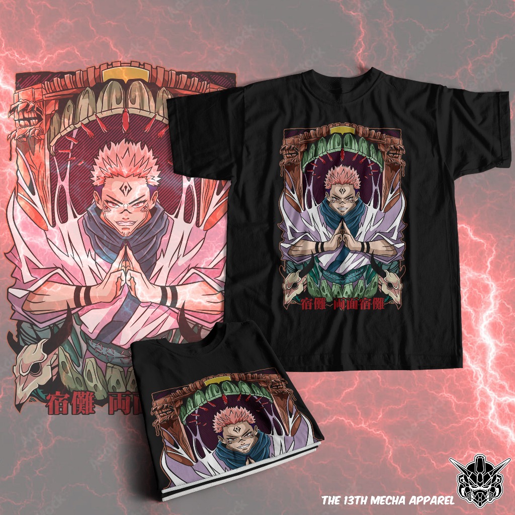 Jujutsu Kaisen - Sukuna 01 Premium Design, High Quality DTF Print, 100% ...