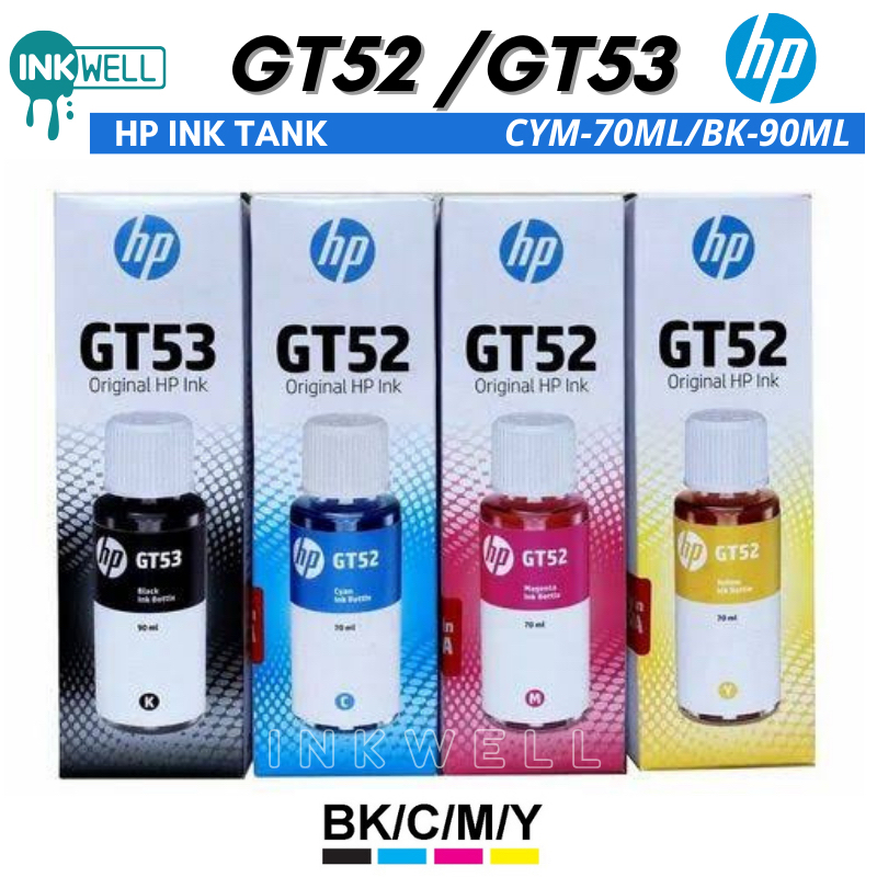 GT51 GT52 GT53 GT53XL Hp Original Ink for HP Deskjet, Ink Tank and ...