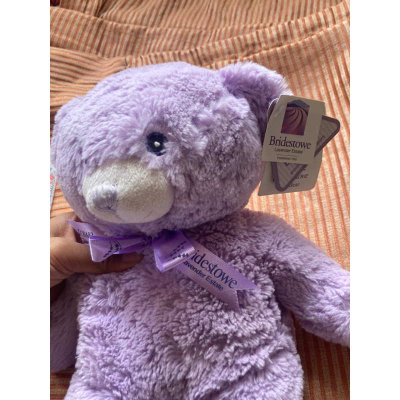 Bobbie the Bridestowe Lavender Heat Pack Bear preloved good condition ...
