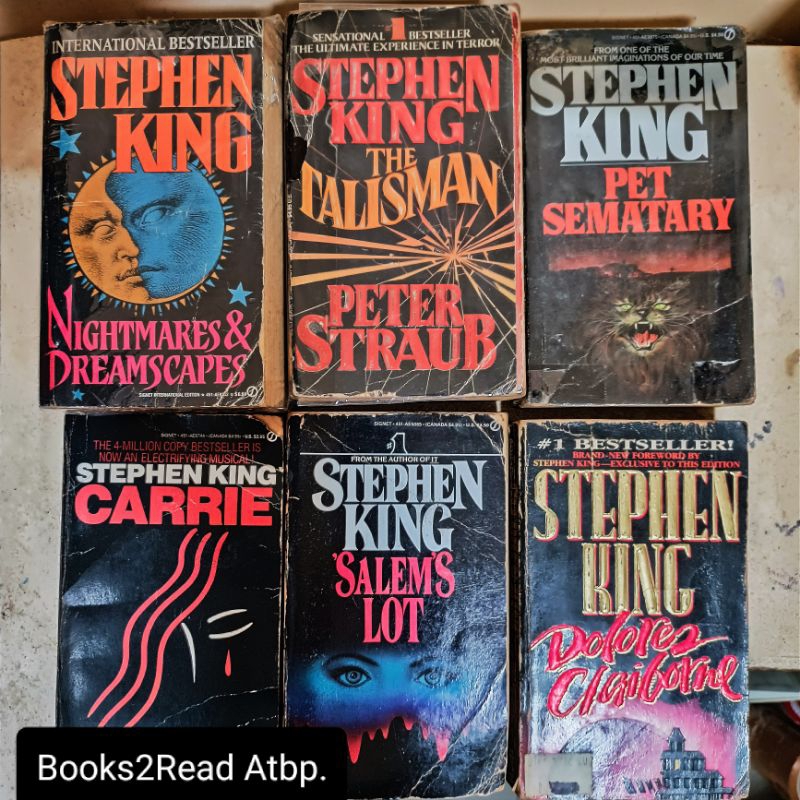 NEW STOCKS!!! STEPHEN KING Best-Selling RARE Novel Collection | Shopee ...