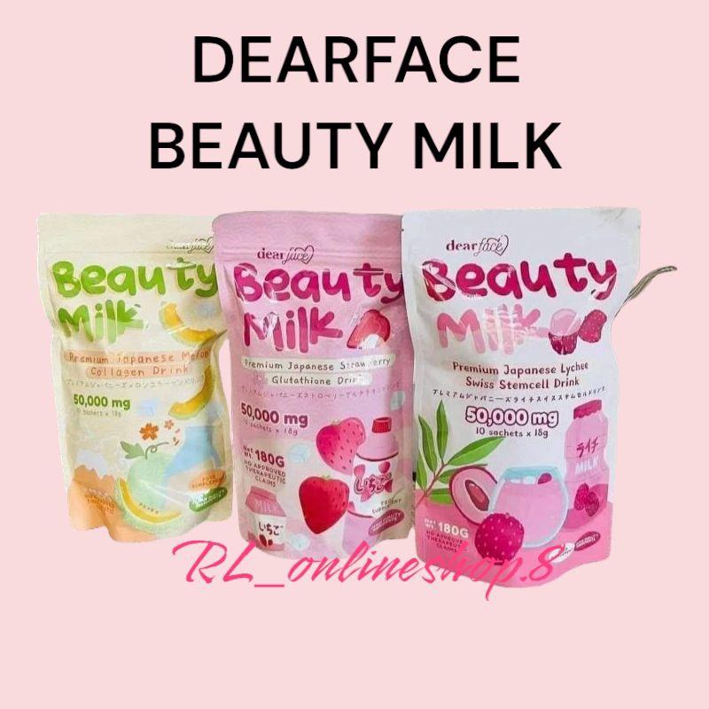 Dear Face Beauty Milk Collagen Drink | Shopee Philippines
