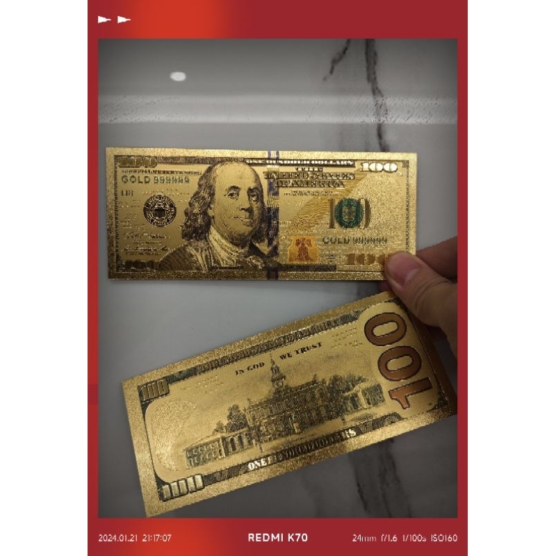 Welcoming the New Year with Luck and Joy: Gold-Plated Plastic ...