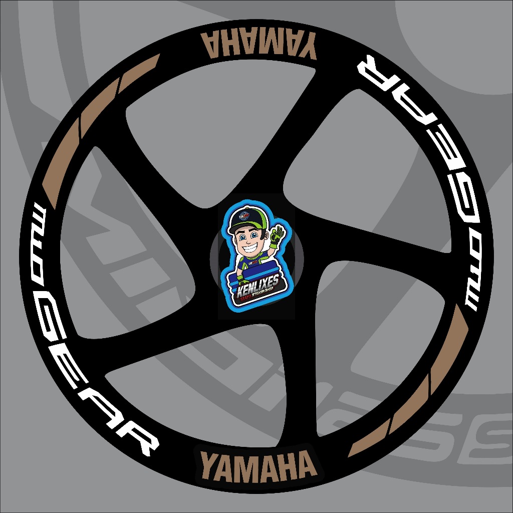 Yamaha Mio GEAR Mags Decals Set (Front & Back) | Shopee Philippines