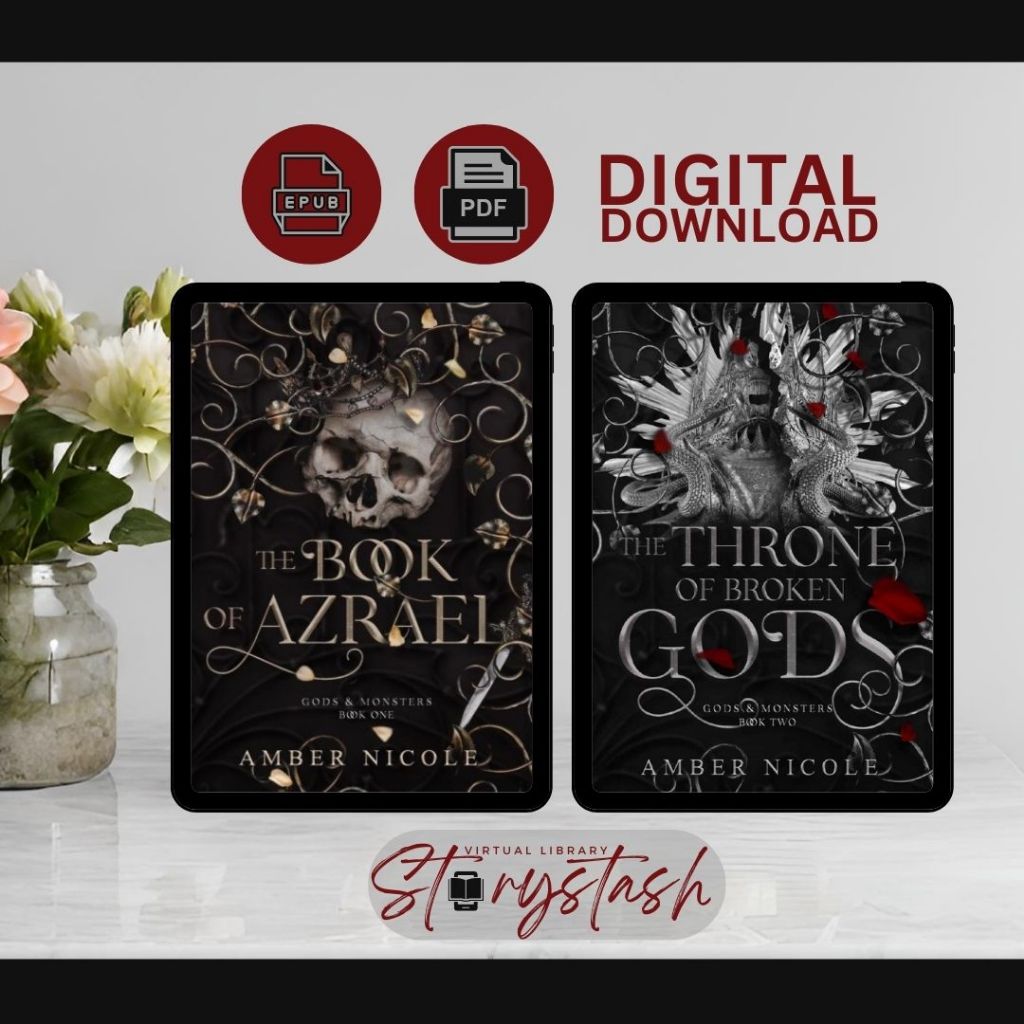 Gods and Monsters Series - Amber Nicole | The Book of Azrael | The Throne of Broken Gods ...