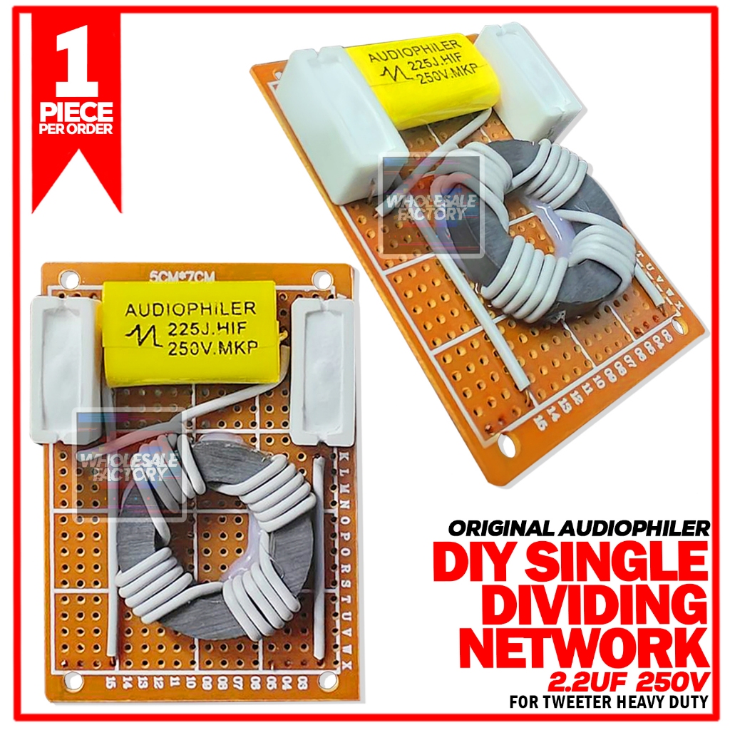 Original Audiophiler DIY Single Dividing Network for Tweeter Heavy ...