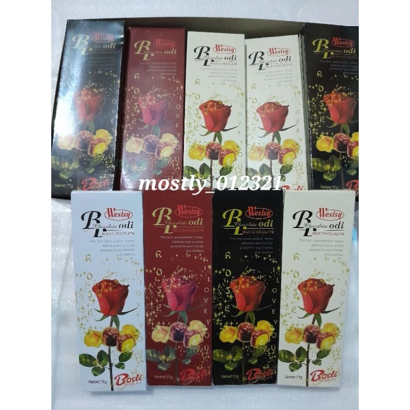 ROSE BODI MILK CHOCOLATE 30'S |Perfect for valentines | Shopee Philippines