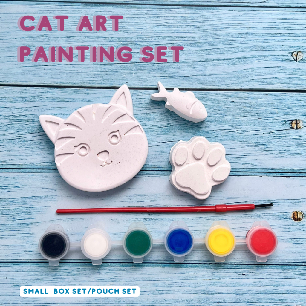 CATS ART PLASTER PAINTING SET AND PARTY GIVEAWAYS GIFTS Kids Art Set ...