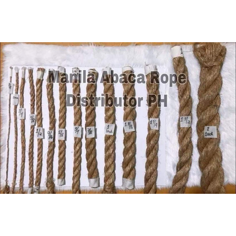20 Meters All Size Manila Abaca Rope | Shopee Philippines