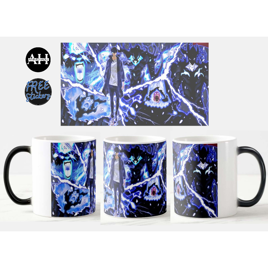Solo Leveling Sung Jin Woo Anime Premium Ceramic Magic Mug - Vibrant ...