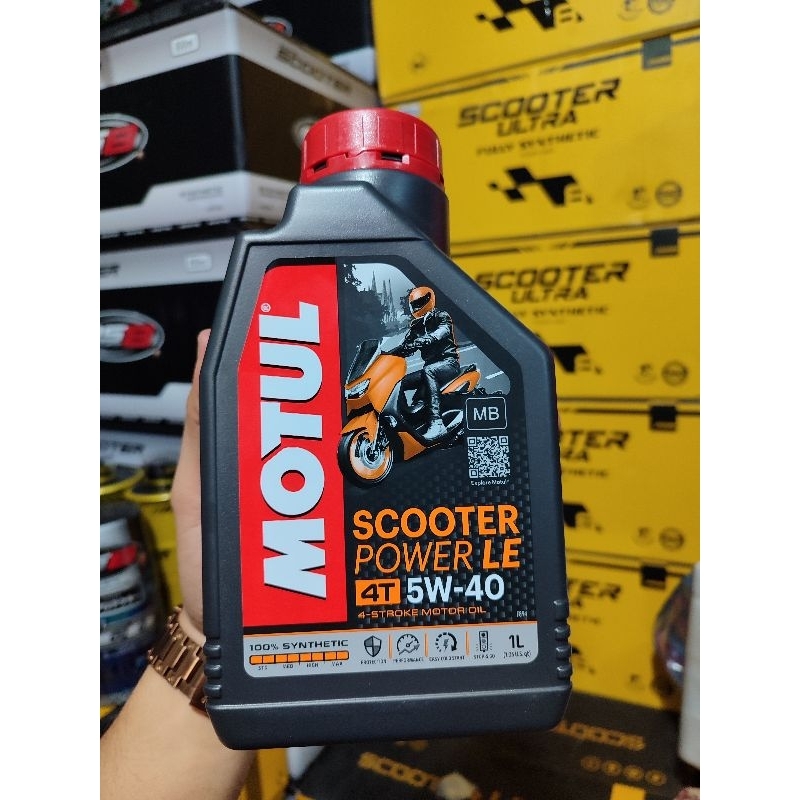 Motul Scooter Power LE - 5W-40 (100% Synthetic) | Shopee Philippines