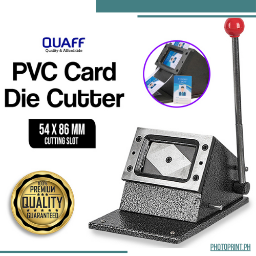 QUAFF PVC Card Die Cutter 86-54mm ID Size (UNIT ONLY) | Shopee Philippines