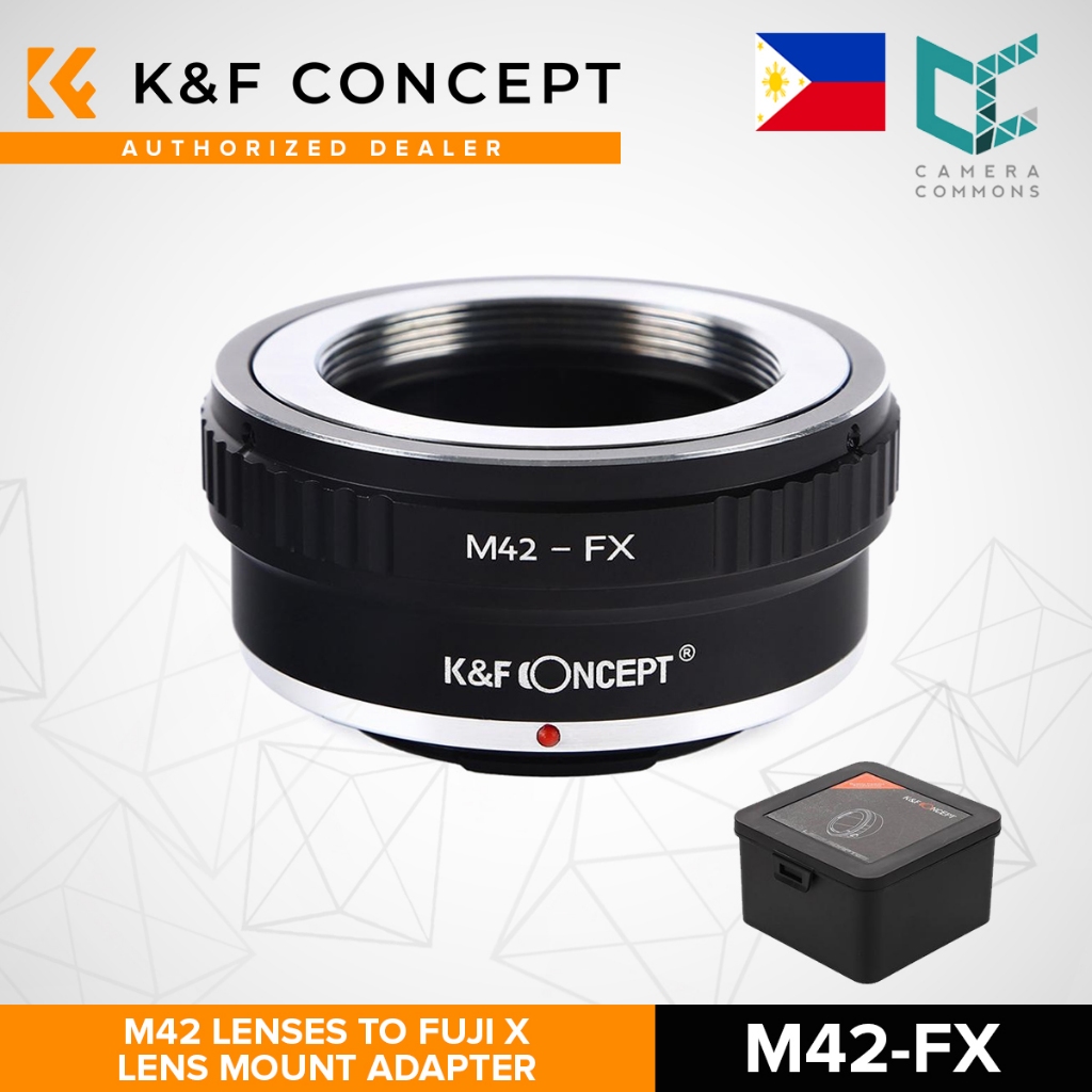 K&F Concept M42 Lenses to Fuji X Mount Camera Adapter M42-FX | Shopee ...