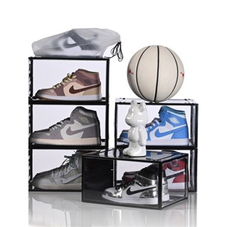 Acrylic Magnetic Front drop shoe box basketball shoe box ...