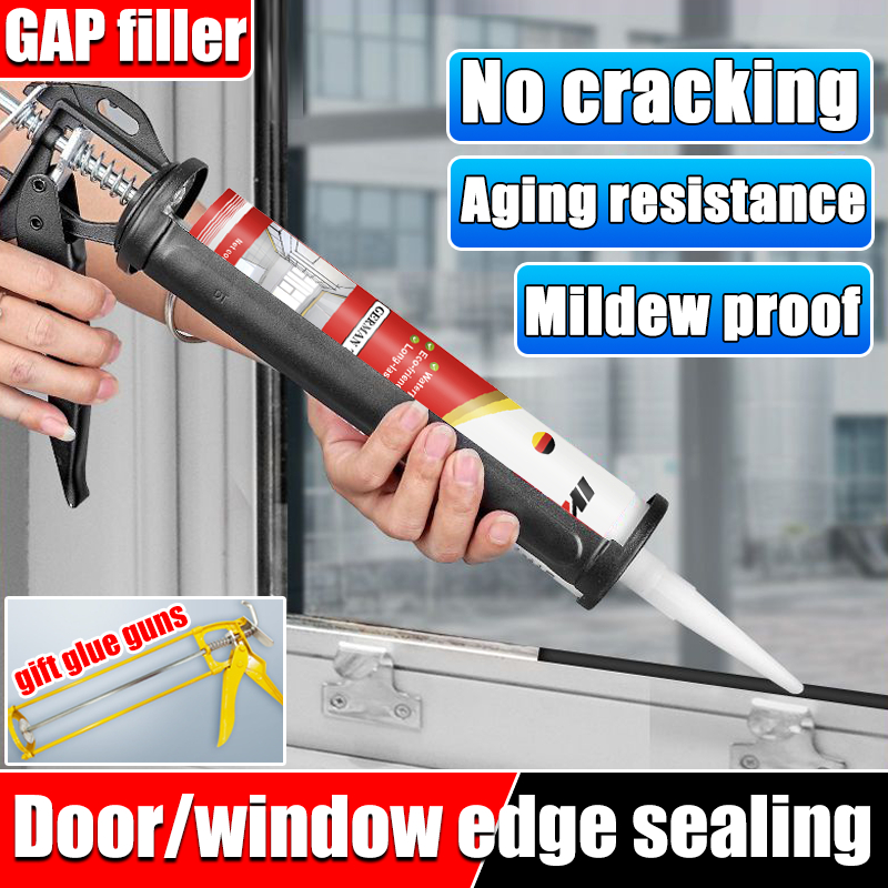 【Free Silicon gun】Silicon Sealant fill the gap 300ML Gun Strong ...