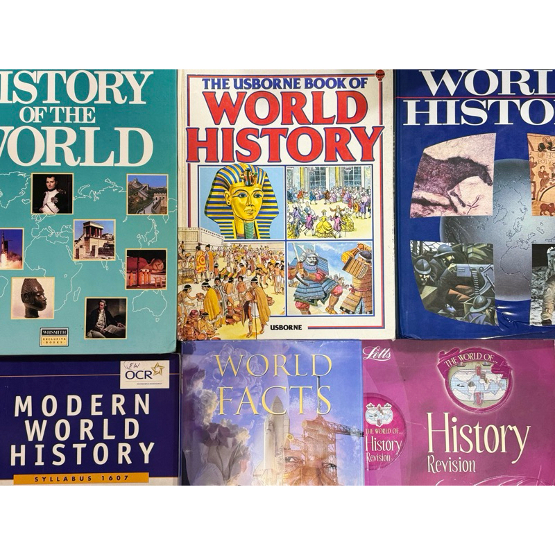 Assorted History of the World, World Facts Reference Non Fiction Books ...