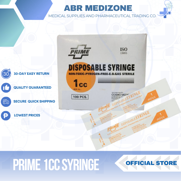 Disposable Syringe 1cc Lauerlocked | Shopee Philippines