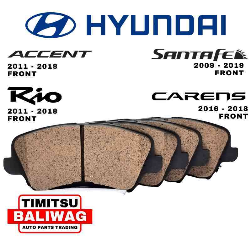 HYUNDAI GENUINE BRAKE PADS FRONT FOR HYUNDAI ACCENT 2011-2018 / SANTA ...